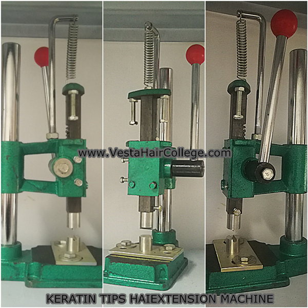 Keratin tips hair extension machine