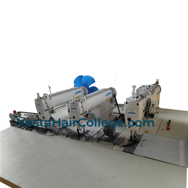 TOP QUALITY JAPAN JUKI THREE HEAD HAIR WEFTING MACHINE